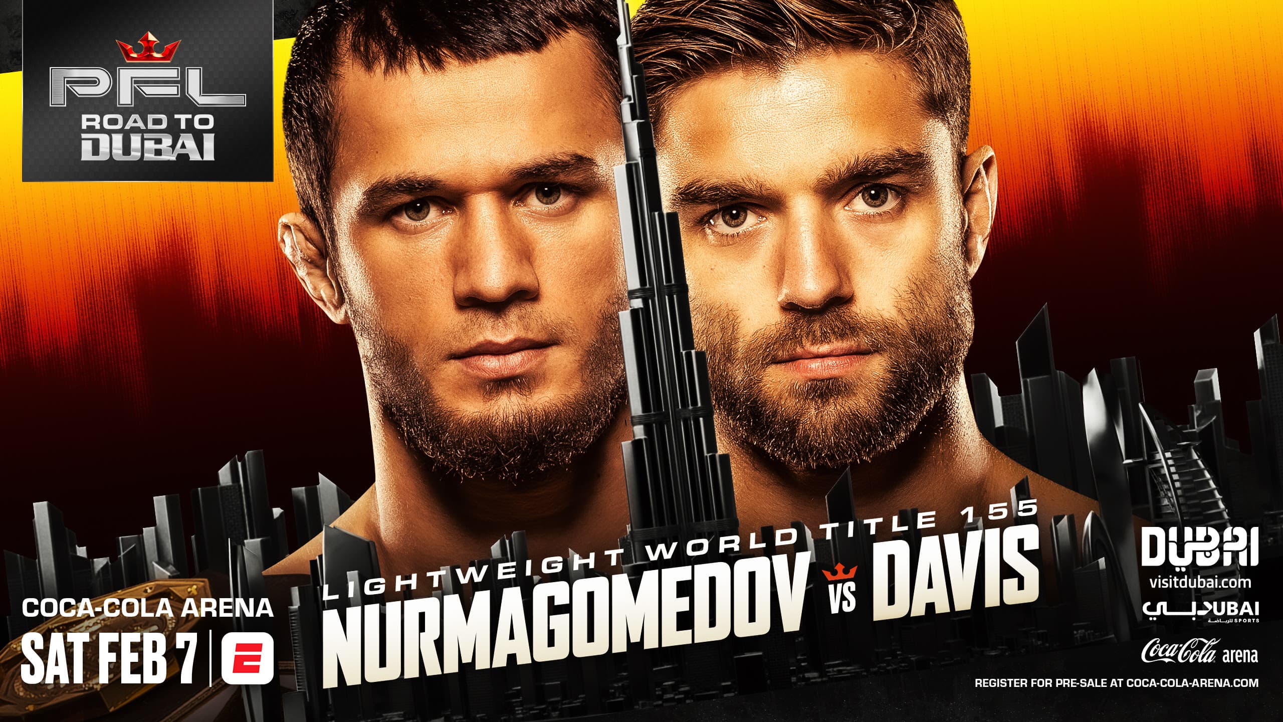 PFL Road to Dubai: Nurmagomedov vs Davis date, time, tickets, stream ...