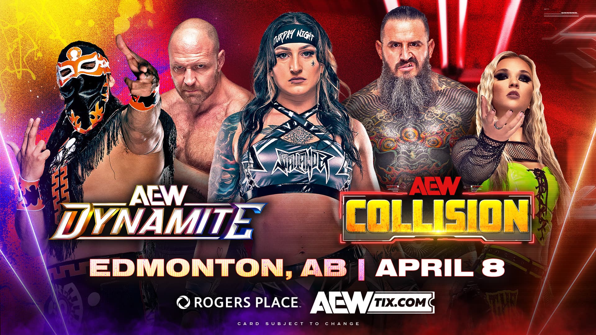 AEW Dynamite Collision Edmonton date, time, tickets, stream - FIGHTMAG