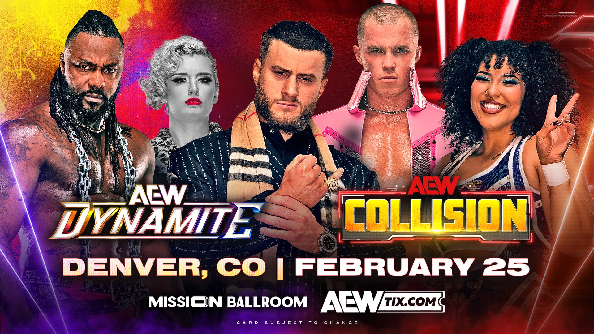 AEW Dynamite Collision Denver date, time, tickets, stream - FIGHTMAG