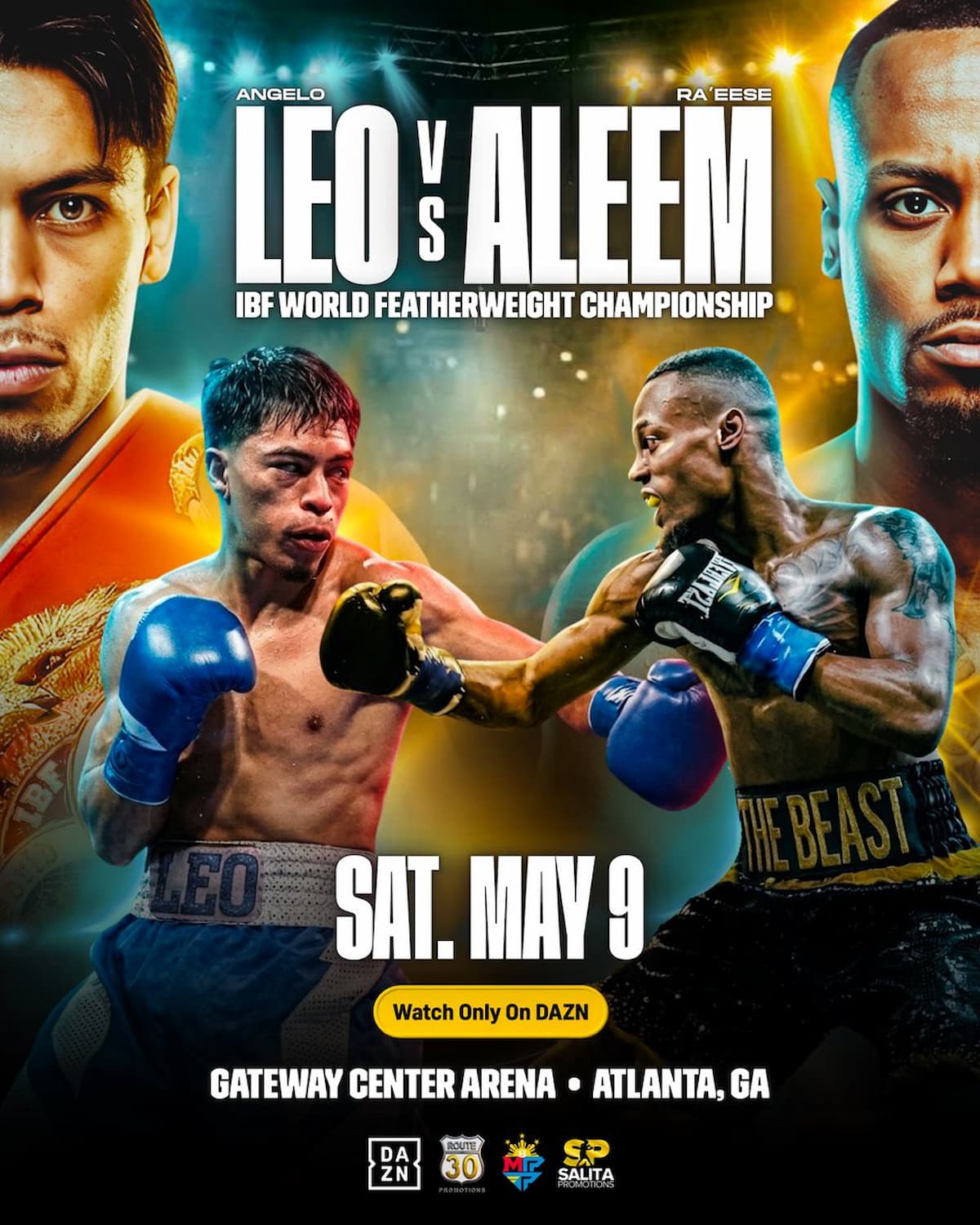 Angelo Leo Vs Ra Eese Aleem Date Time Tickets Stream Fightmag